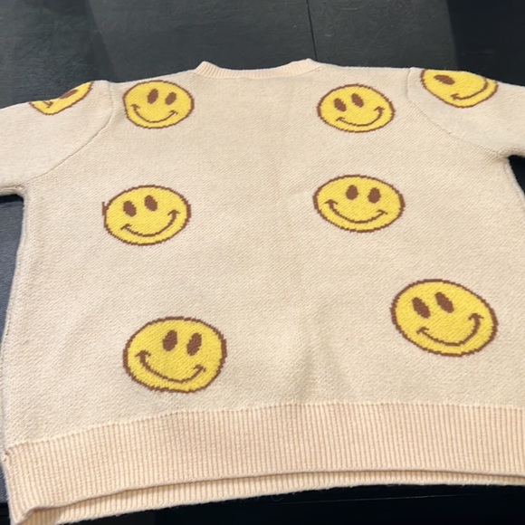 Sweaters | Miss Sparkling Brand Smiley Face Sweater | Poshmark